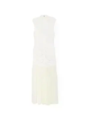 ROTATE BY BIRGER CHRISTENSEN Sleeveless High Neck Maxi Dress