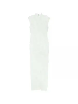 ROTATE BY BIRGER CHRISTENSEN Sleeveless High Neck Maxi Dress - Green