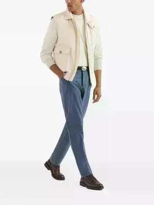 Brunello Cucinelli Virgin Wool Flannel Five-pocket Trousers