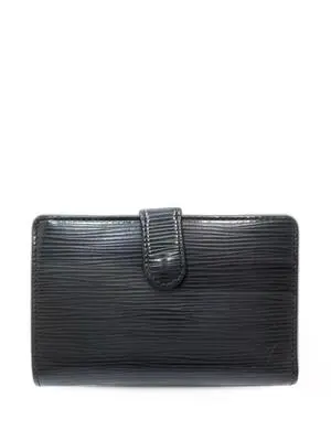 LOUIS VUITTON 2013 Epi Porte Monnaie Billets Viennois Small Wallets - Black