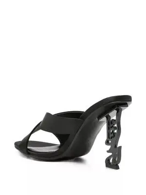 MARC ELLIS Cross-strap Sculpted-heel Sandals