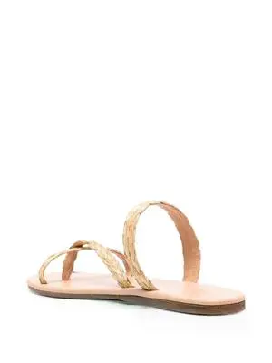 ANCIENT GREEK SANDALS Daphnae Raffia Sandals