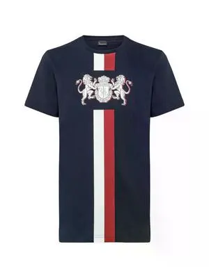 BILLIONAIRE Double Lion Short-sleeve T-shirt - Blue