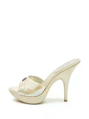 Roberto Cavalli Heeled Mules Clogs For Women