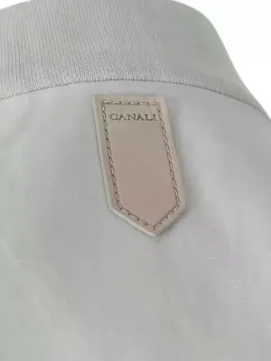 Canali Zip-up Gilet With Ribbed Collar And Chest Patch Pocket