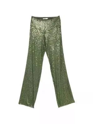 SIEDRES Embellished Straight Leg Trousers