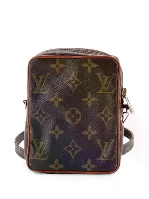 LOUIS VUITTON Danube Monogram Canvas Mini Crossbody Bag - Brown