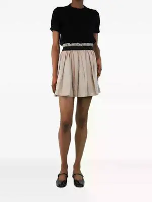 MARANT ETOILE Pleated Mini Skirt