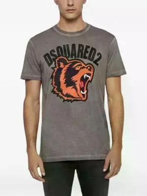 Dsquared2 Bear Logo Print T-shirt
