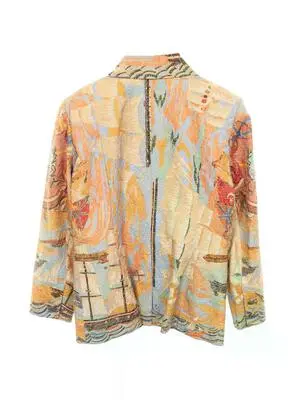 Hermès Silk All-over Pattern Jacket