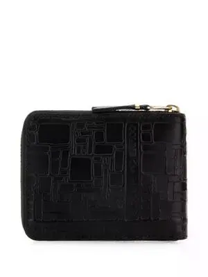 Comme Des Garçons Logo-embossed Leather Wallet