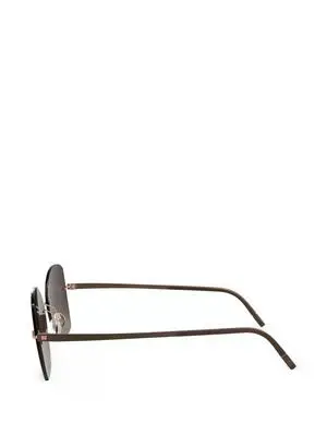 SILHOUETTE Rimless Geometric-frame Sunglasses