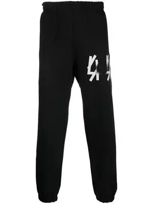 44 LABEL GROUP Logo-print Cotton Track Pants
