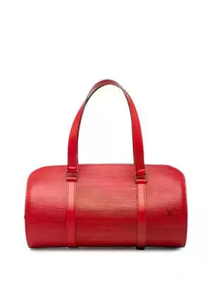 LOUIS VUITTON Epi Soufflot Handbag - Red