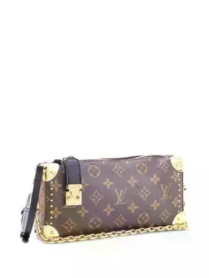 LOUIS VUITTON Slim Soft Trunk Reverse Monogram Canvas Shoulder Bag
