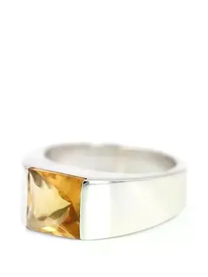 Cartier 1997 Tank Citrine Ring