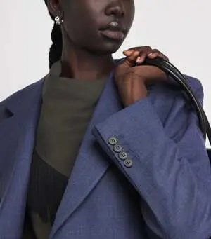 Victoria Beckham Katherine Single-breasted Blazer - Blue