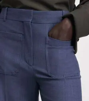 Victoria Beckham Alina Tailored Wide Leg Trousers