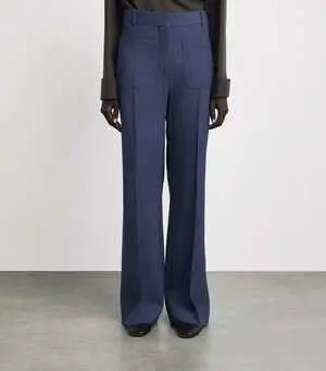 Victoria Beckham Alina Tailored Wide Leg Trousers