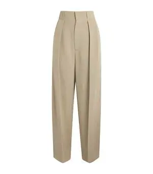 Victoria Beckham Pleated Tailored Trousers