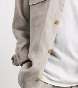 Sunspel Linen Overshirt