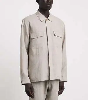 Sunspel Linen Overshirt