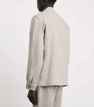 Sunspel Linen Overshirt