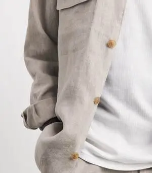 Sunspel Linen Overshirt