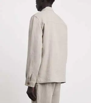 Sunspel Linen Overshirt