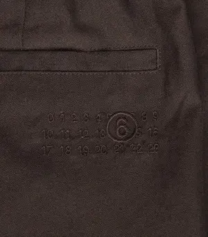 MAISON MARGIELA Virgin Wool-cotton Pleated Trousers