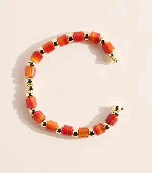 Eddie Borgo Gold-plated Carnelian Marcy Bracelet