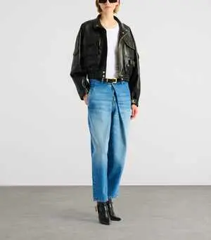 Balmain Lambskin Bomber Jacket