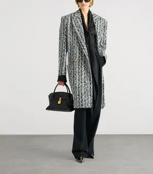 Balmain Silk Tie Collar Shirt