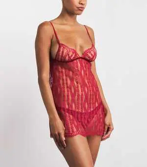 COCO DE MER Renata Lace Slip Dress