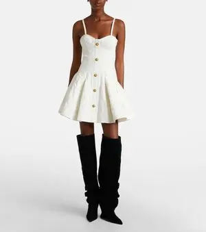 Balmain Suede Over-the-knee Boots