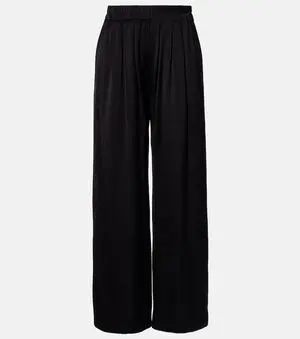 Isabel Marant Étoile Nolia Satin Wide-leg Trousers - Black