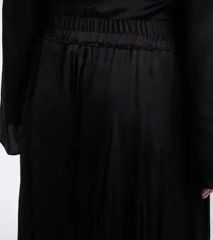 Isabel Marant Étoile Nolia Satin Wide-leg Trousers