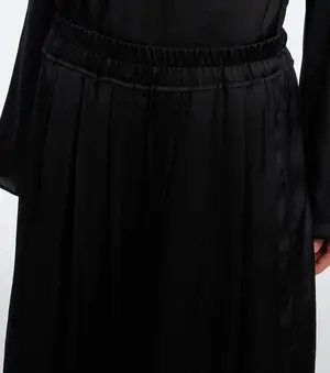 Isabel Marant Étoile Nolia Satin Wide-leg Trousers