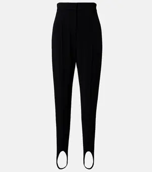 Stella McCartney High-rise Jersey Stirrup Leggings - Black