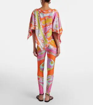 Emilio Pucci Orchidee Leggings