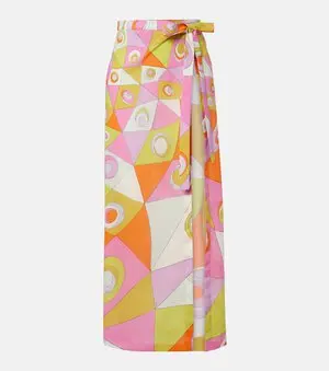 Emilio Pucci Orchidee Cotton Beach Cover-up - Multicoloured