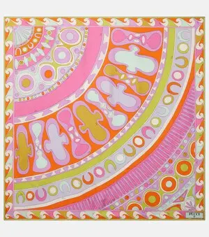 Emilio Pucci Soleil Silk Twill Scarf - Multicoloured
