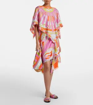 Emilio Pucci Yummy' Iridescent Twill Slides - Multicoloured