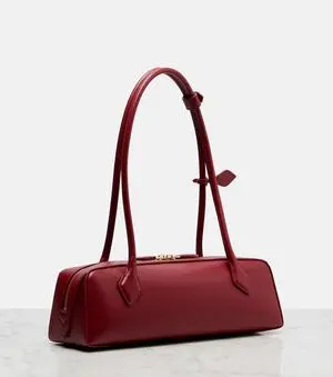 Alaïa Le Teckel Medium Leather Shoulder Bag - Red