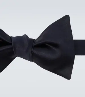 Brunello Cucinelli Cotton And Silk Bow Tie
