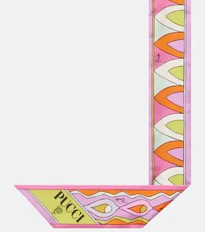 Emilio Pucci Printed Silk Twill Scarf