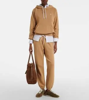 Polo Ralph Lauren Cotton-blend Jersey Hoodie - Beige