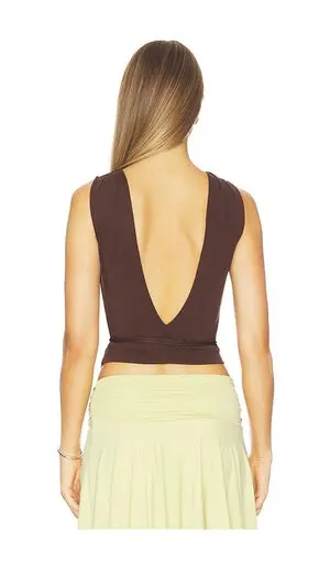 GEEL Portia Top - Chocolate