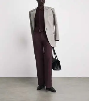 Victoria Beckham Alina High-rise Wide-leg Jeans - Brown
