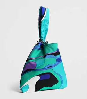 Emilio Pucci Silk Orchidee Top-handle Bag